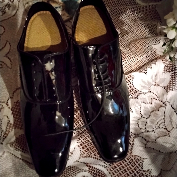 Toto | Shoes | Toto Mens Invisible Elevator Shoes Black Patent Leather ...
